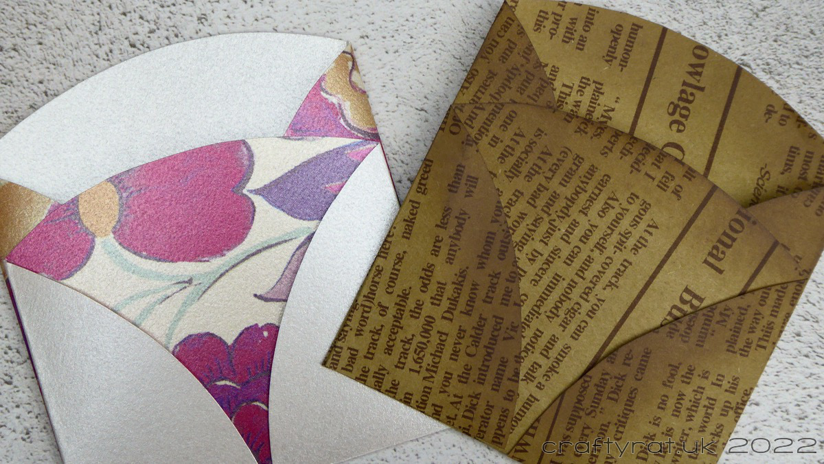 Folded circle pocket – Crafty Rat